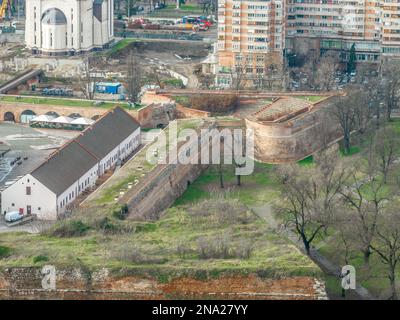 Aerial panorama of Oradea fortress and town in Romania Stock Photo - Alamy