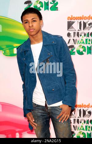 Diggy Simmons. 31 March 2012, Los Angeles, California. Nickelodeon's ...