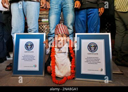 Chandra Bahadur Dangi has been declared the world's shortest man ...