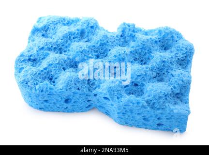 Light blue bast wisp isolated on white Stock Photo - Alamy