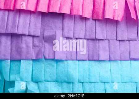 Cut tissue paper in different colors as background Stock Photo - Alamy