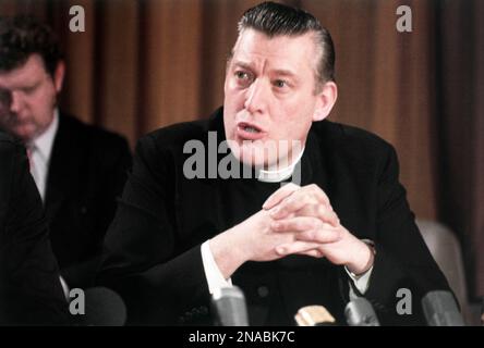 The Reverend Ian Paisley, prominent Northern Ireland politician and ...