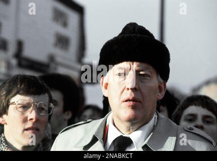 The Reverend Ian Paisley, prominent Northern Ireland politician and ...
