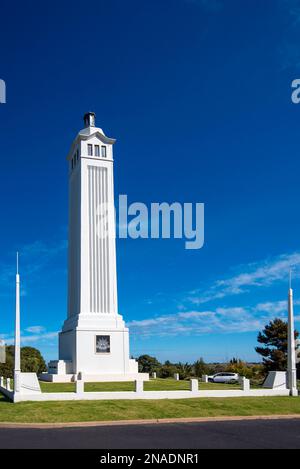 The 33m high reinforced concrete war memorial tower at the top of ...