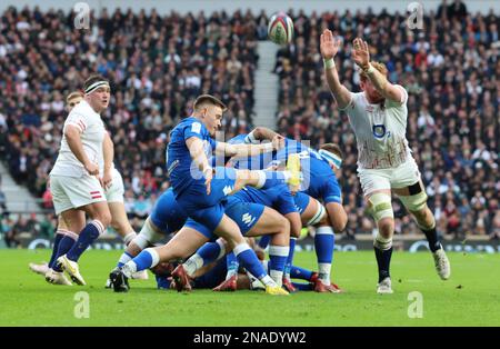Stephen Varney of Italy during Six Nation Rugby Match, Stadio Olimpico ...