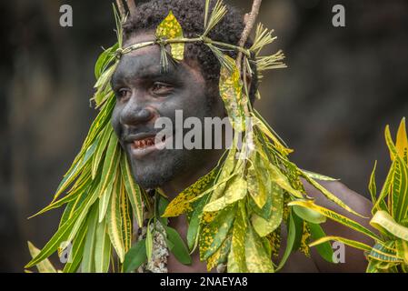 Man from the Jebo tribe, located in the Tufi area of Papua New Guinea ...