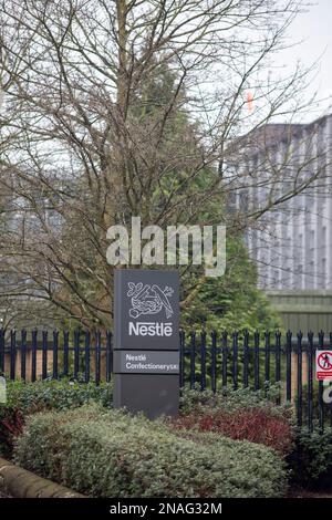 Nestle Halifax factory,Halifax,UK, is home to Quality Street, the world ...
