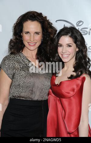Andie MacDowell, Erica Dasher Disney ABC Television Group Hosts "TCA ...