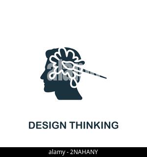 ideation icon, black vector sign with editable strokes, concept ...