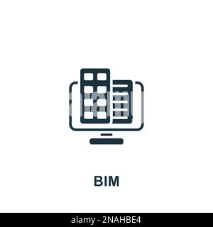 Digitalization icon. Monochrome simple sign from digitalization ...