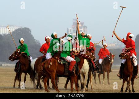 Manipur, India. Polo match Stock Photo - Alamy