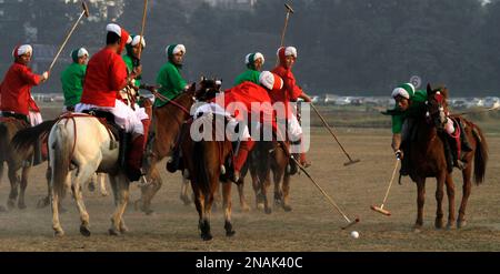 Manipur, India. Polo match Stock Photo - Alamy
