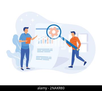 People planning seo optimization. Seo targeting and performance concept ...