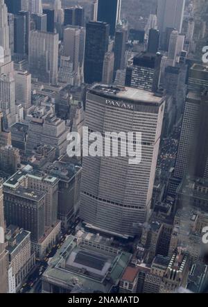 The Pan Am building in mid-Manhattan, New York City, is shown, April ...