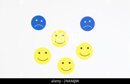 Emoji emoticon character background Stock Photo - Alamy
