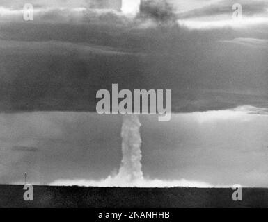 Bikini Atoll, site of the hydrogen bomb test March 1, 1954 The gap in ...