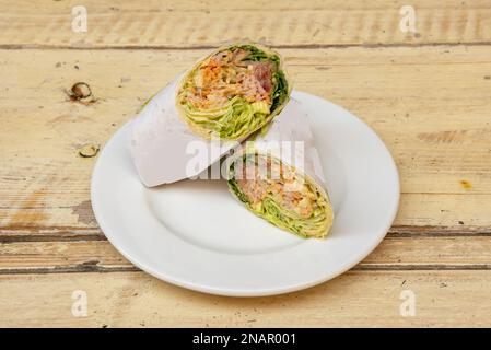 Wrap is a variant of the taco or burrito that includes sandwich ...