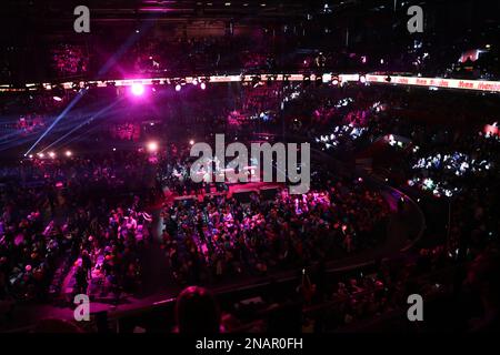 Interior picture inside Saab arena before Saturday's competition no. 2 ...