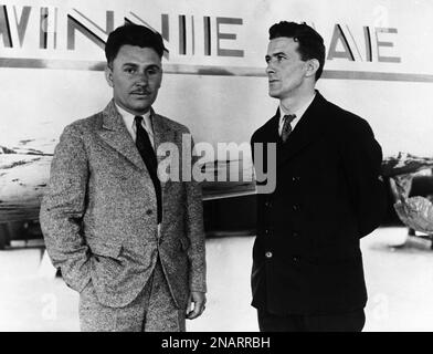 Wiley Post and Harold Gatty Stock Photo - Alamy