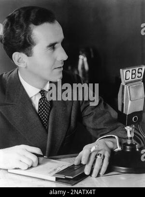 CBS News correspondent Edward R. Murrow in Korea in late 1952. (BSLOC ...