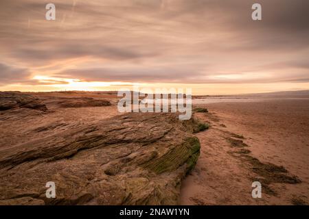 Hoylake, UK: Red Rocks Nature Reserve on the north west coast of the ...