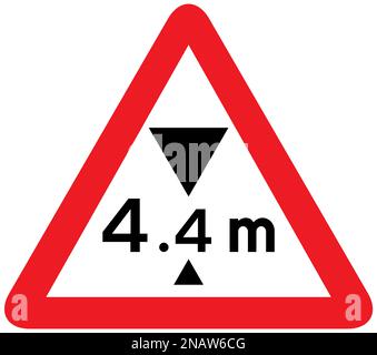 maximum height sign Stock Photo - Alamy