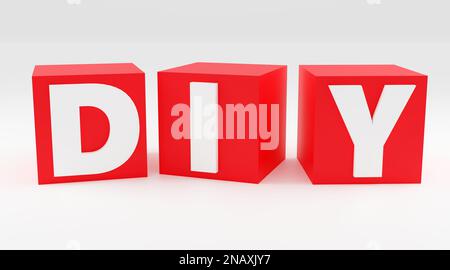 Luxury grey inscription DIY on grey podium, soft light, smooth ...