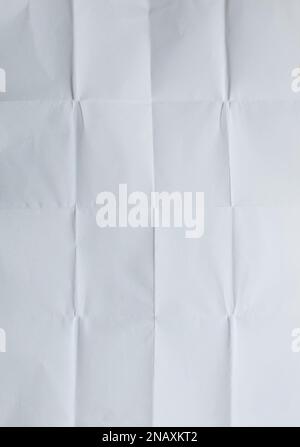 The texture of crumpled paper a4 sheet closeup Stock Photo - Alamy