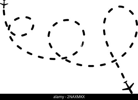 Tracing lines dotted outline shape preschool and kindergarten school ...