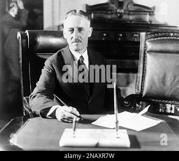 Secretary of War Henry L. Stimson walking beside Chief of Staff of the ...