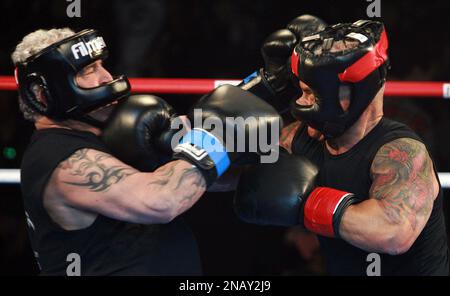 Lou Bellera and Joey Buttafuoco during the "Celebrity Fight Night ...