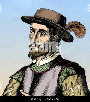 JUAN PONCE de LEÓN (1474-1521) Spanish explorer and conquistador Stock ...