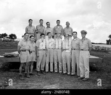 Major Charles W. Sweeney (left), pilot of the B-29 BOCKSCAR which ...