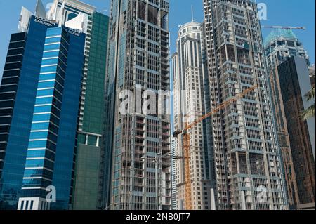 The Doha Office Tower under construction in Doha, Qatar Stock Photo - Alamy