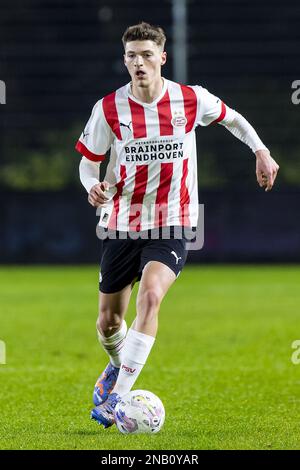 EINDHOVEN, 13-02-2023. Sportcomplex de Herdgang, Stadium of Jong PSV ...