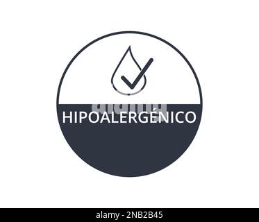 Monochromatic Dermatologically Tested symbol. Concept of packaging ...