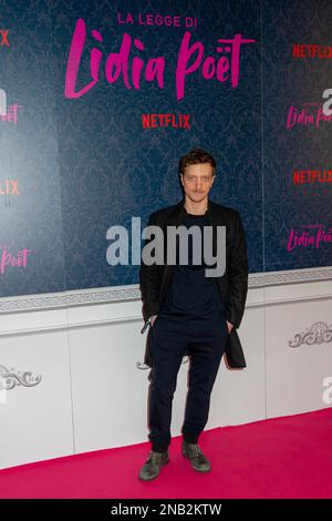 Turin, Italy. 13th Feb, 2023. Turin. Red carpet of the presentation at ...
