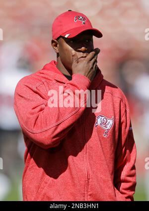 Tampa Bay Buccaneers head coach Todd Bowles against the Atlanta Falcons ...