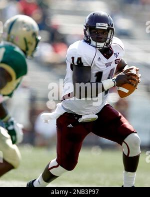 Mississippi State quarterback Chris Relf (14) throws to a receiver ...