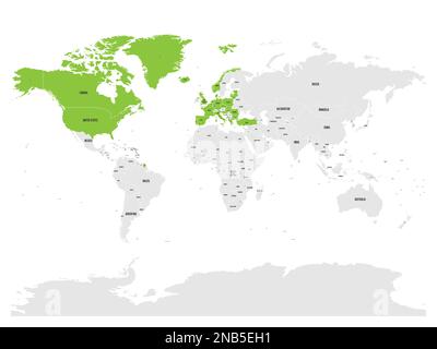 The map of Turkey is highlighted in blue on the world map Stock Vector ...