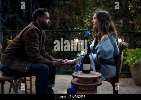 SOMEBODY I USED TO KNOW, from left: Kiersey Clemons, Alison Brie, 2023 ...