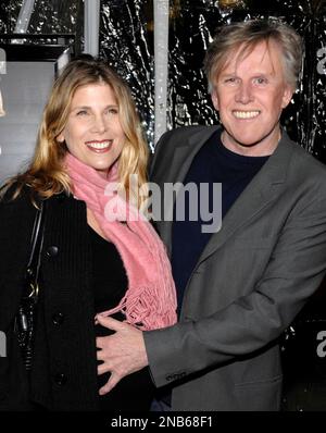 Gary Busey and his wife Steffanie Sampson depart from Los Angeles ...
