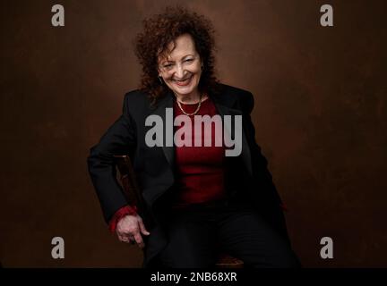 Nancy Goldin poses for a portrait at the 95th Academy Awards Nominees ...