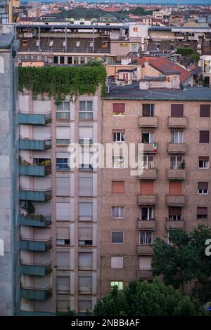 Residential blocks, Milan, Italy Stock Photo - Alamy