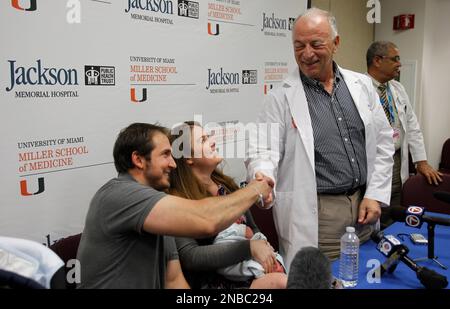 Trine Engebretsen and her husband Ryan Labbe introduce their son ...