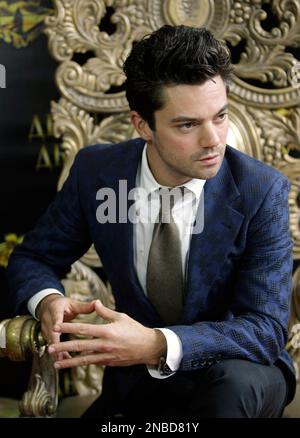 British Actor Dominic Cooper poses at a photocall for the film 'The ...