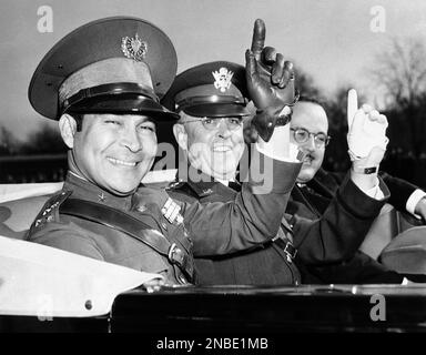 U.S. Army Chief of Staff Malin Craig showing Cuban soldier Fulgencio ...