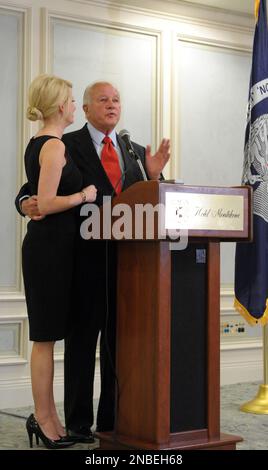 Former Governor Edwin Edwards and his new bride, Trina Grimes Scott and ...