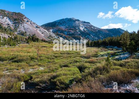 The beautiful landscape of Galena creek falls in Mount Rose Wilderness ...