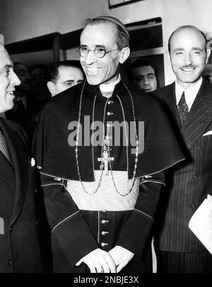 Cardinal Pacelli elected Pope Photo Shows:- Cardinal Pacelli. March 2nd ...